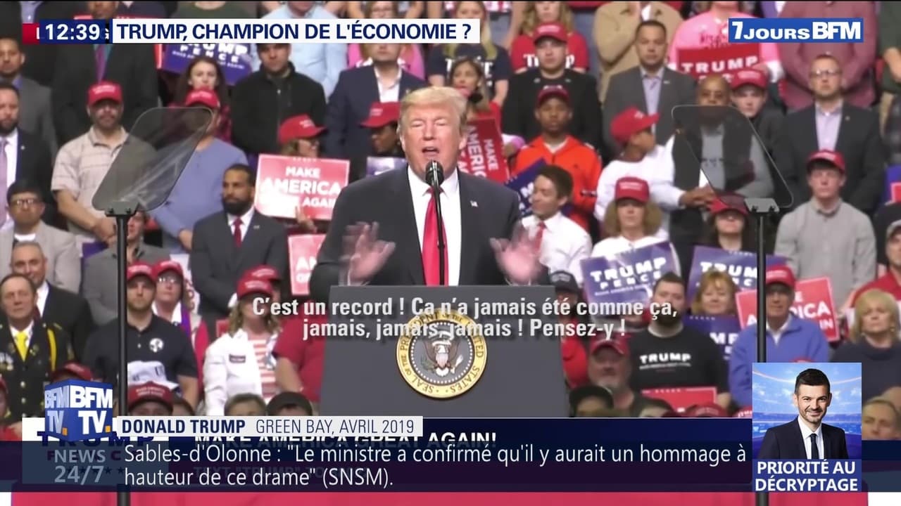 Trump, champion de l'économie