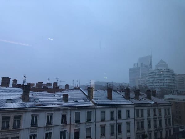 La neige de retour à Lyon