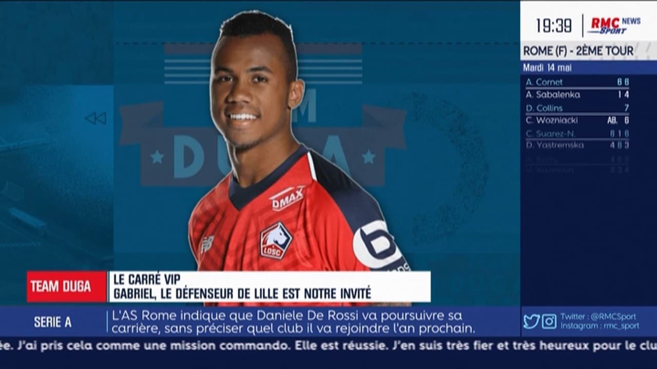 Gabriel (LOSC) : "Je suis content de ce qu'on a fait cette saison"