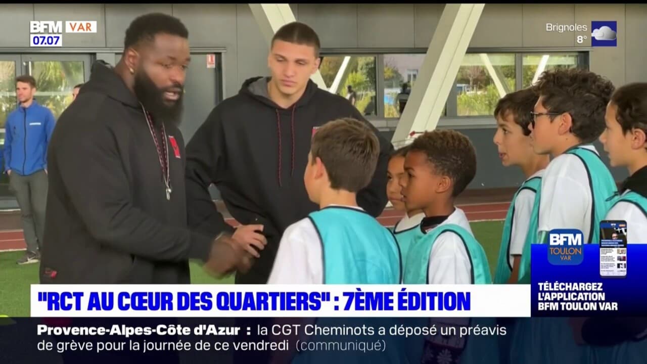 Var: septième édition du programme "RCT au cœur des quartiers"