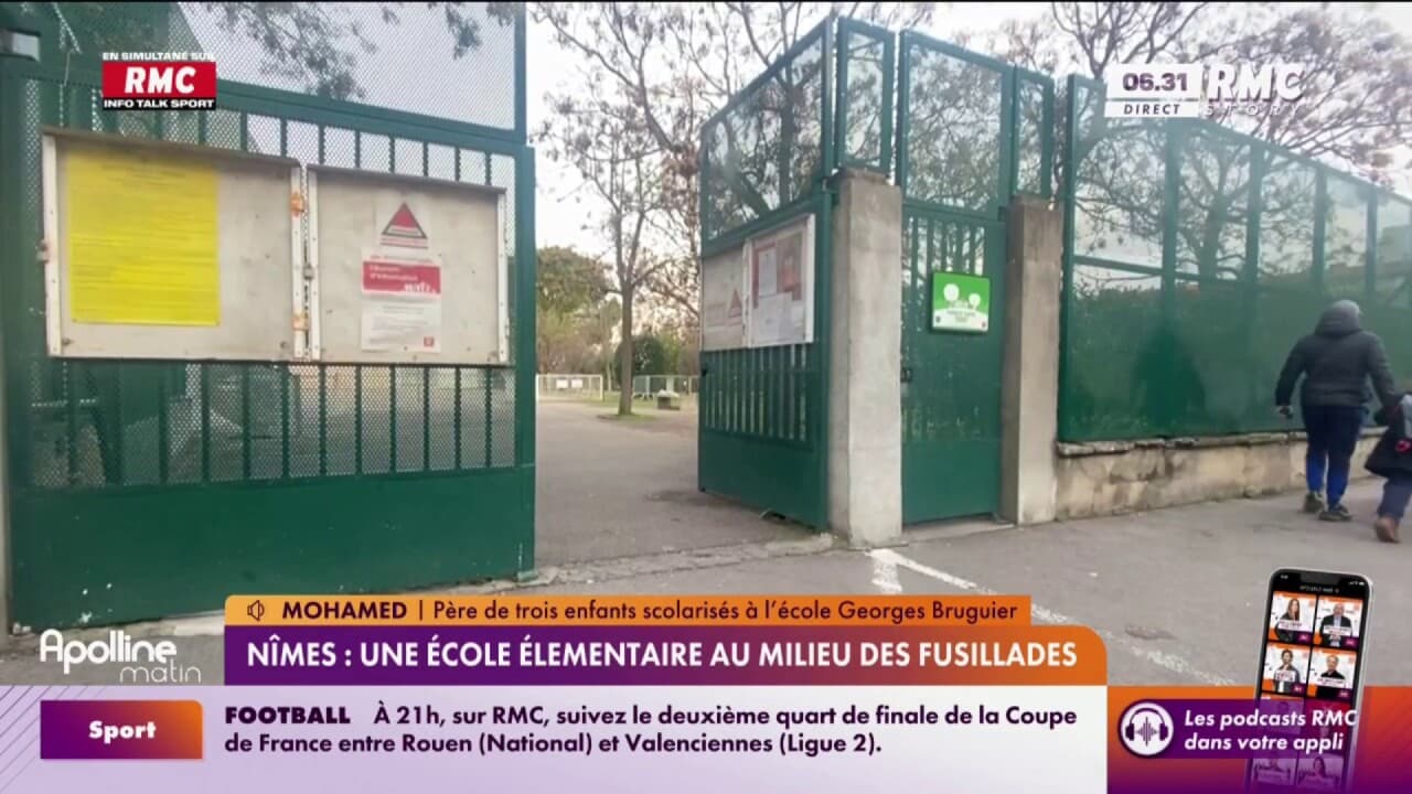 Nîmes: Une école élémentaire au milieu des fusillades