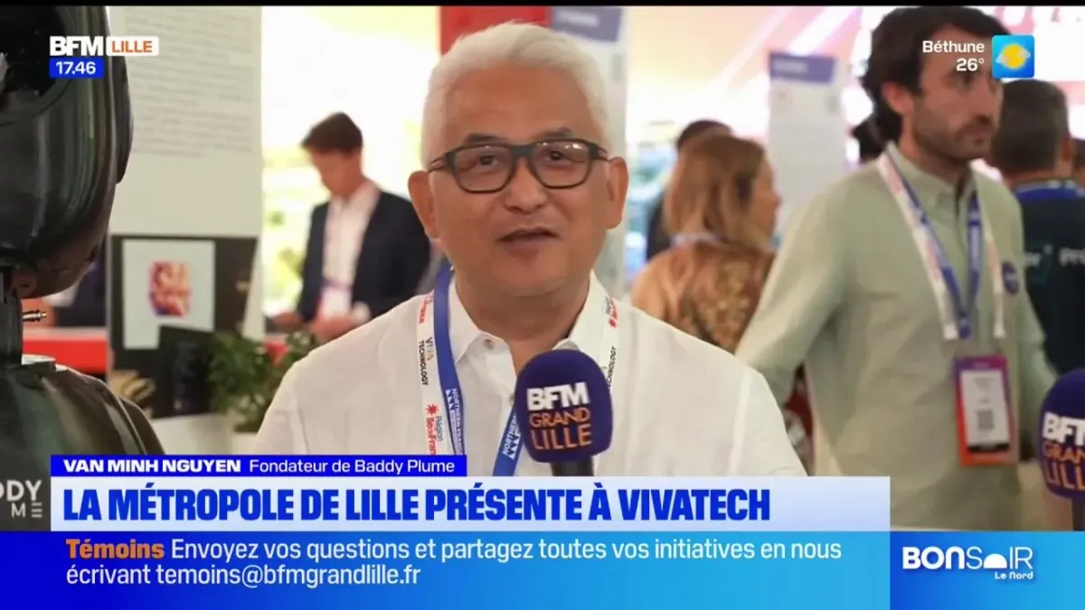 Salon VivaTech: un robot "made in" MEL dédié au badminton