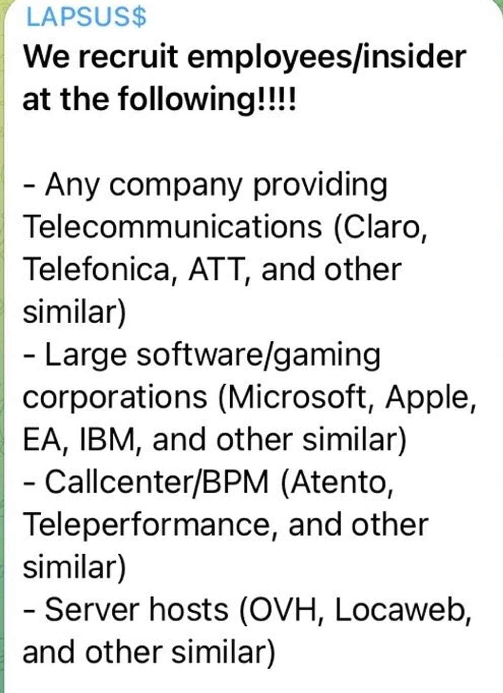 Rockstar, Uber, Microsoft… Lapsus$, le groupe pirate qui fait trembler ...