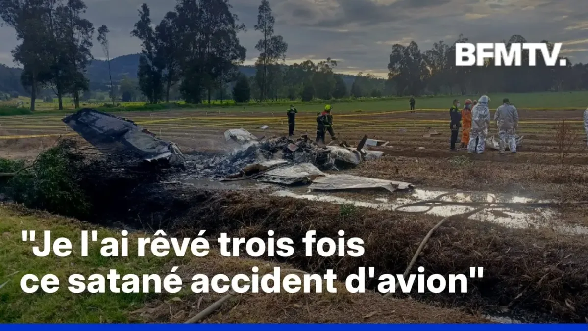 Un chanteur colombien meurt dans un crash d'avion après en avoir rêvé ...