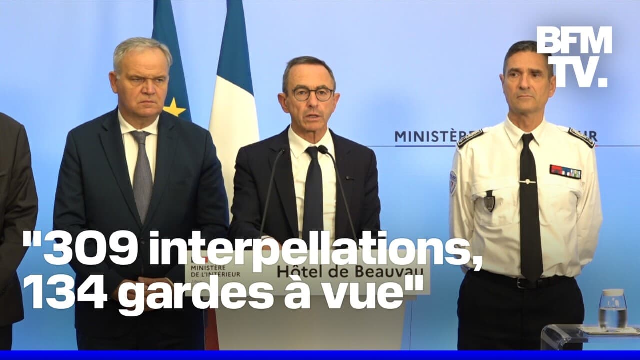 Manifestations du 18 septembre: le point presse de Bruno Retailleau en ...