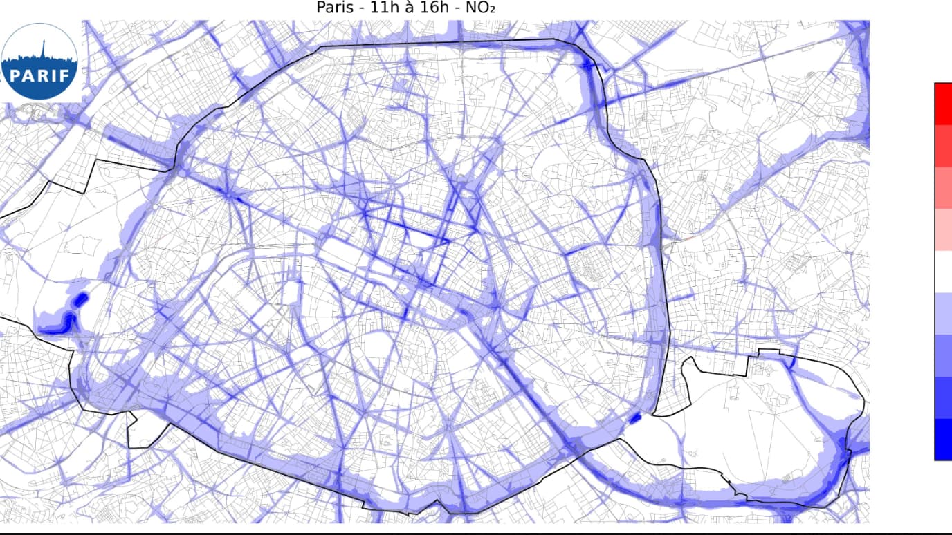 "Paris Respire": les niveaux de dioxyde d’azote en baisse de 5 à 20% ...