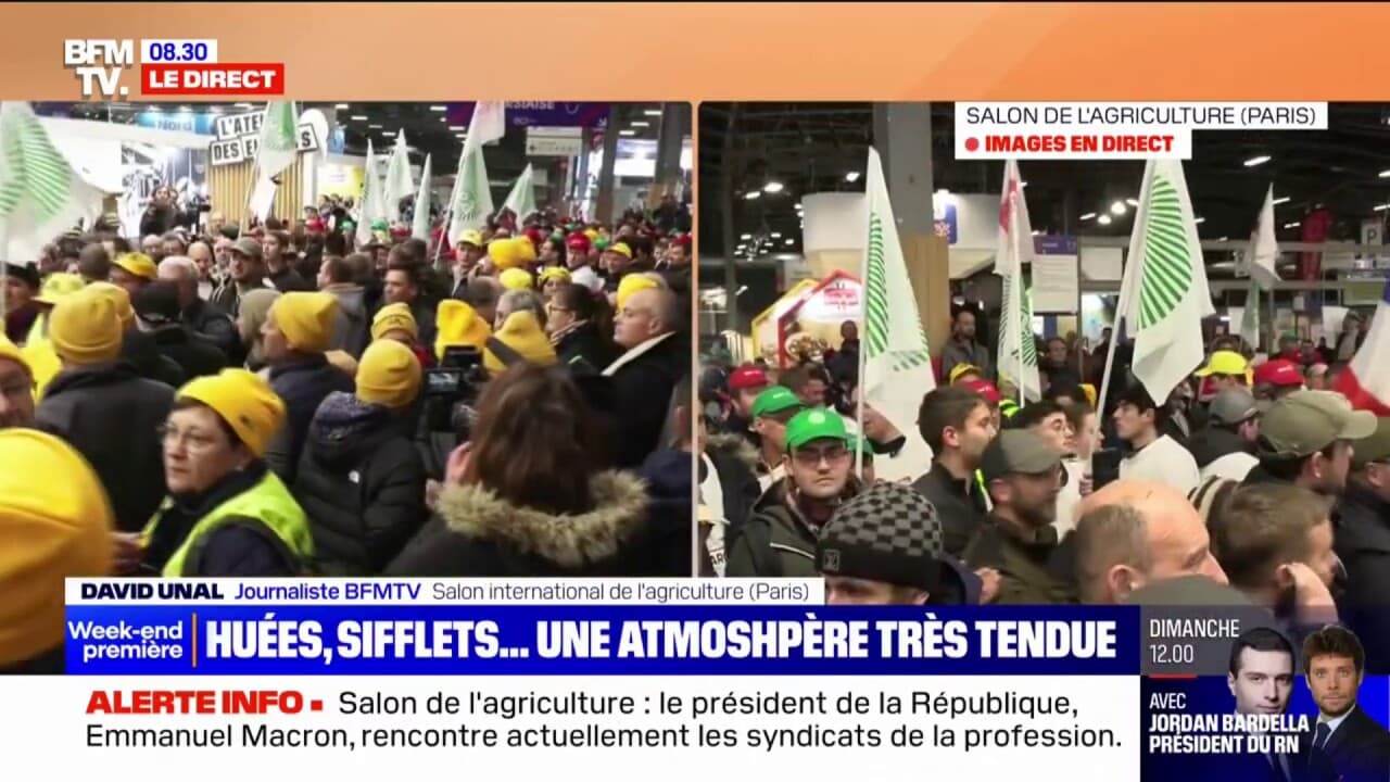 Huées, sifflets... une atmosphère déjà très tendue au Salon de l ...