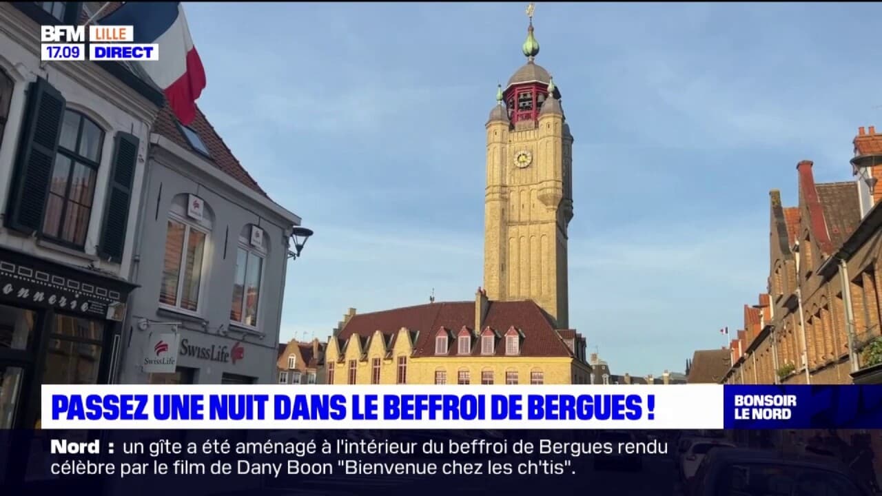 Nord: passer une nuit dans le beffroi de Bergues