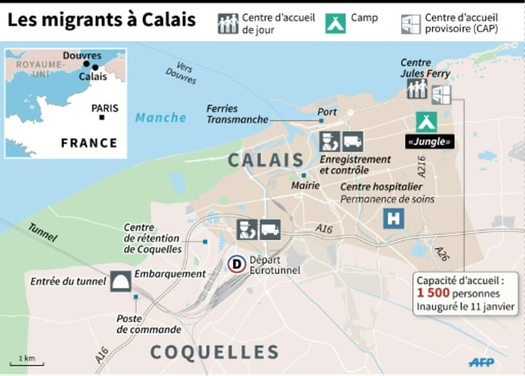 "Jungle" de Calais: l'évacuation d'une zone inquiète les associations