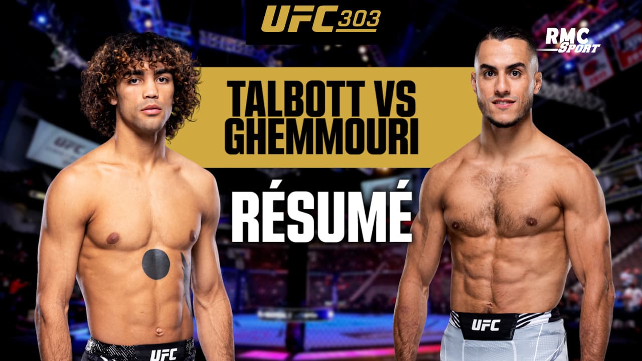 Résumé UFC 303 : Ghemmouri perd par KO en 20 secondes face à Talbott