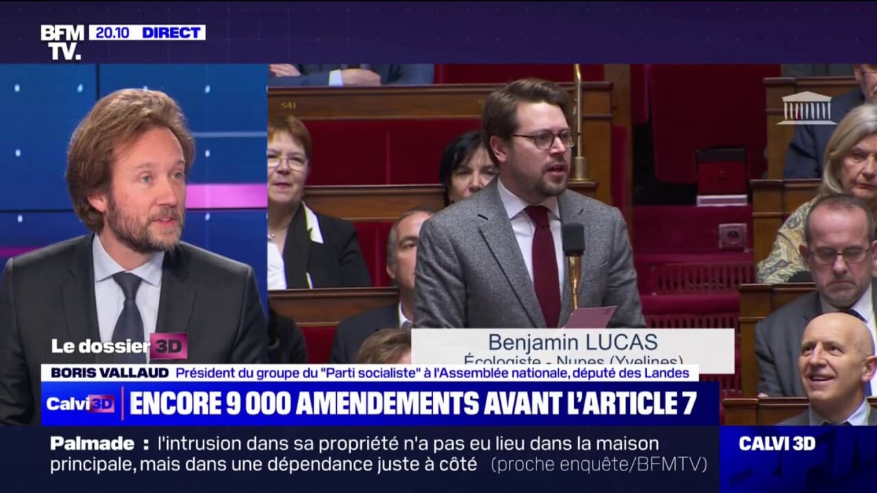 Boris Vallaud, président du groupe PS à l'Assemblée: "Je souhaite que ...