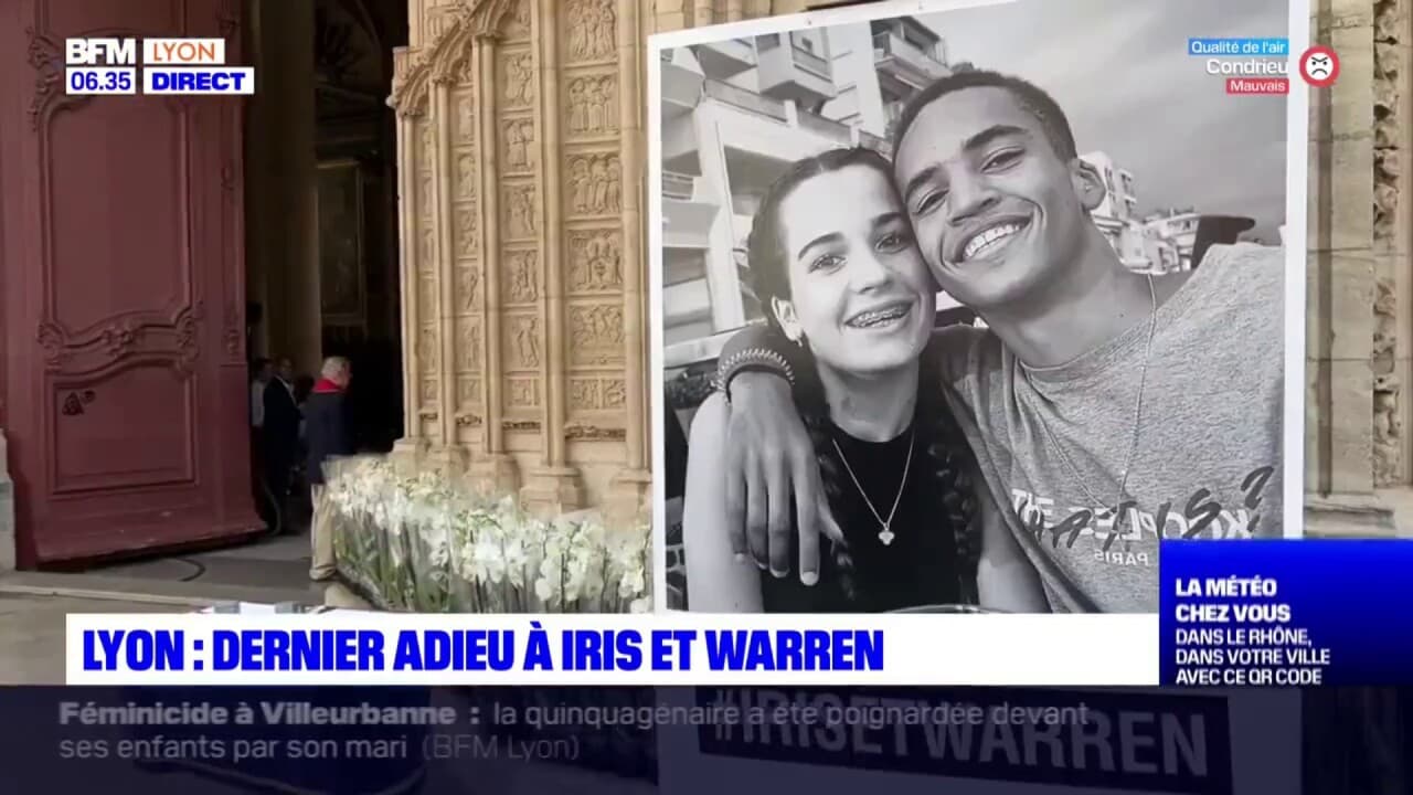 Lyon: les derniers adieux à Iris et Warren