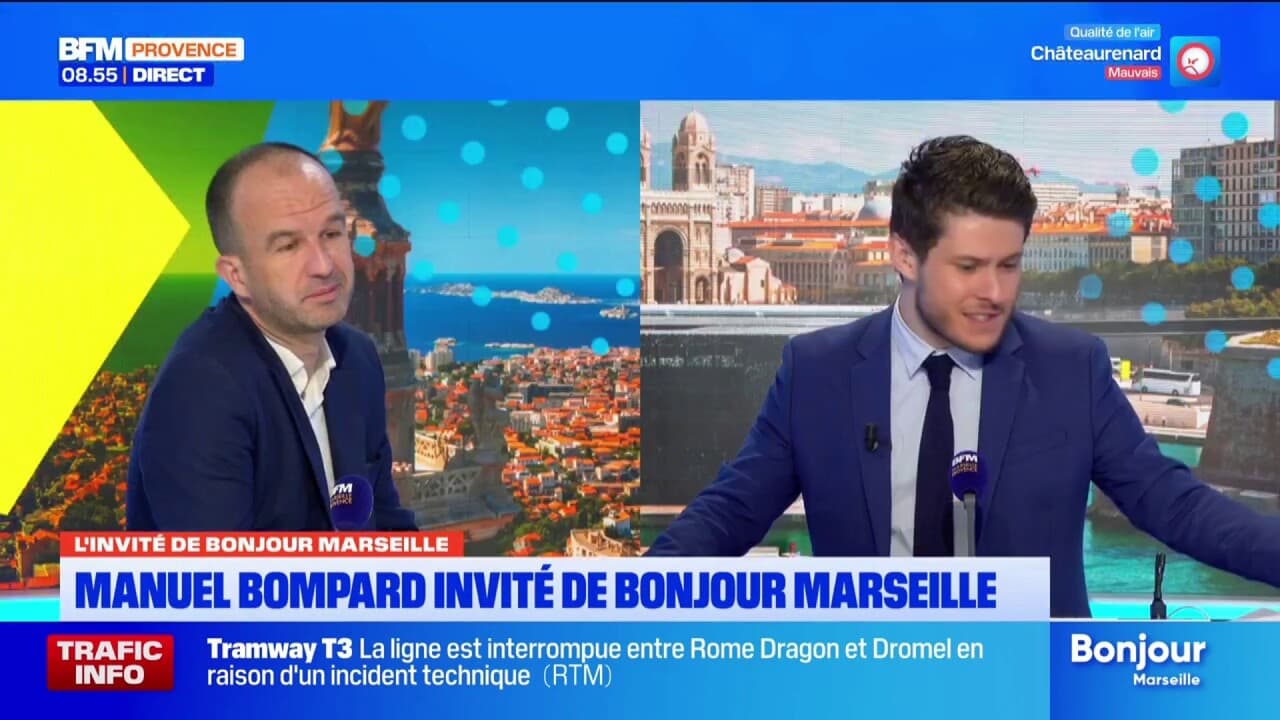 Manuel Bompard, député et candidat aux municipales est l'invité ...