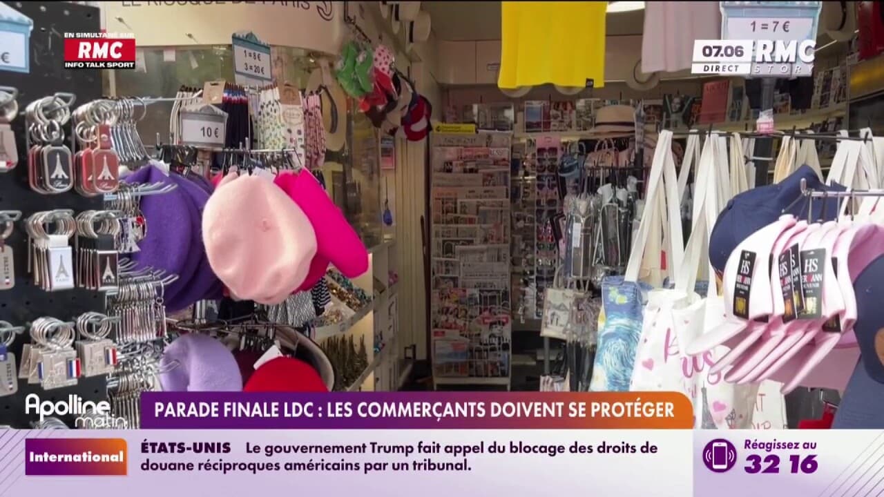 Parade finale LDC : les commerçants doivent se protéger