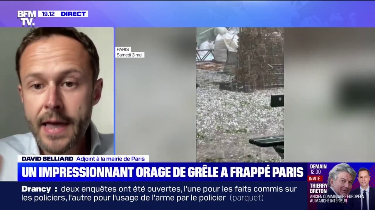 Orage de grêle à Paris: "Les services de la ville sont intervenus très ...