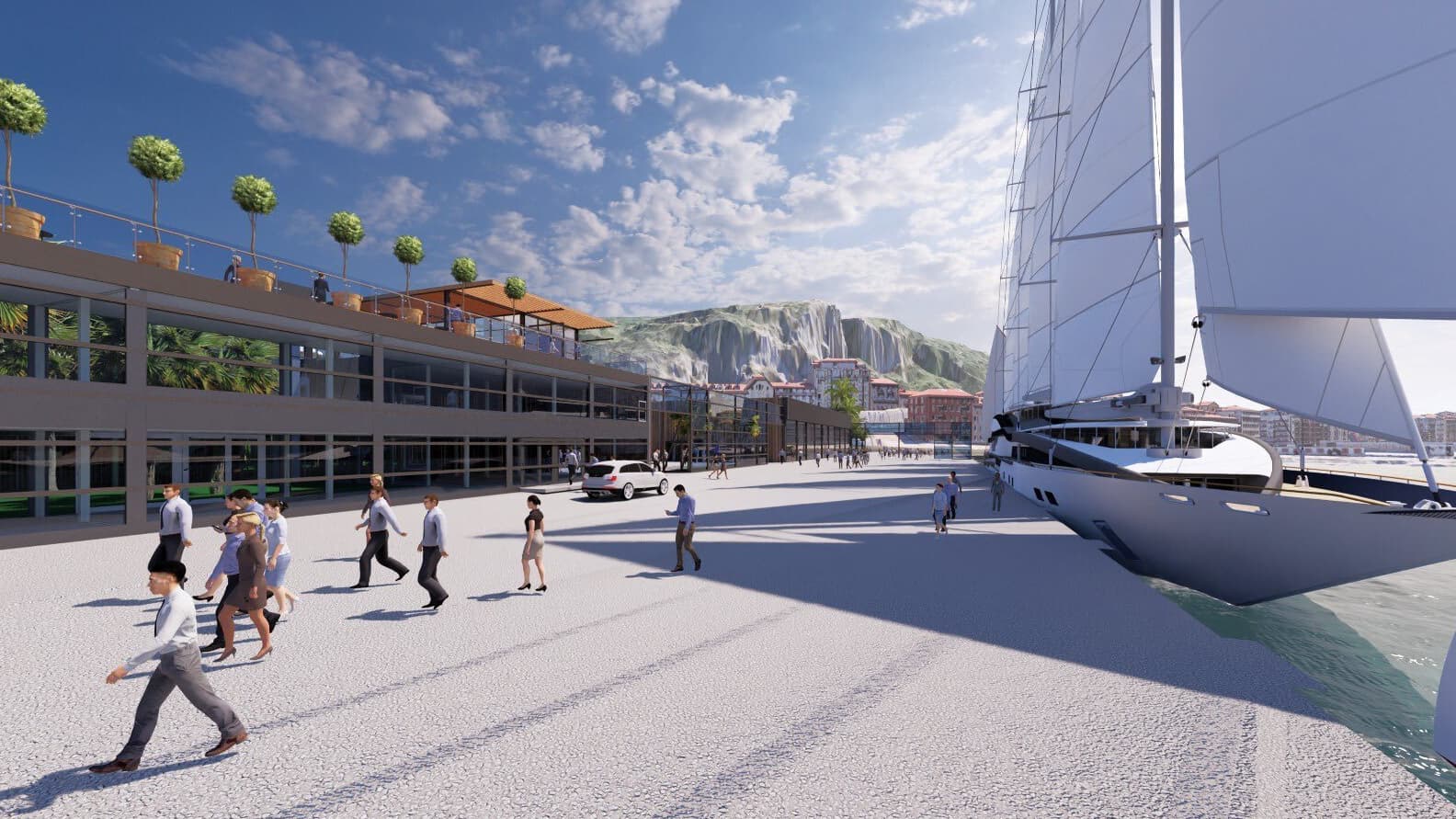 "Pavillon de la Mer", gare maritime... Les images du réaménagement du ...