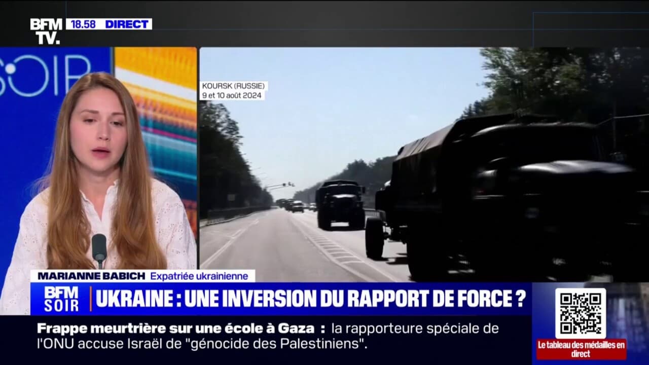 Marianne Babich (expatriée ukrainienne): "On remarque une remontée de ...