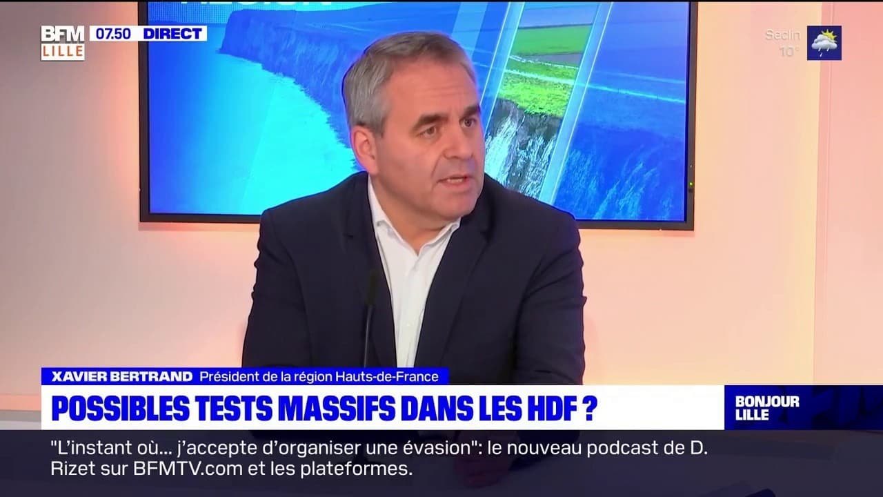 Xavier Bertrand invité de Bonjour Lille et Bonjour Littoral