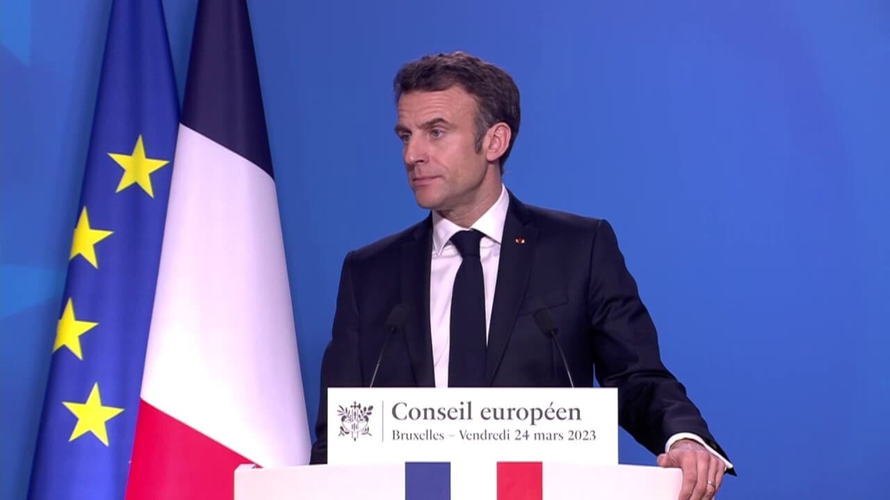 Emmanuel Macron: à Sainte-Soline, "des équipements d'une rare violence ont d'ores et déjà été ...