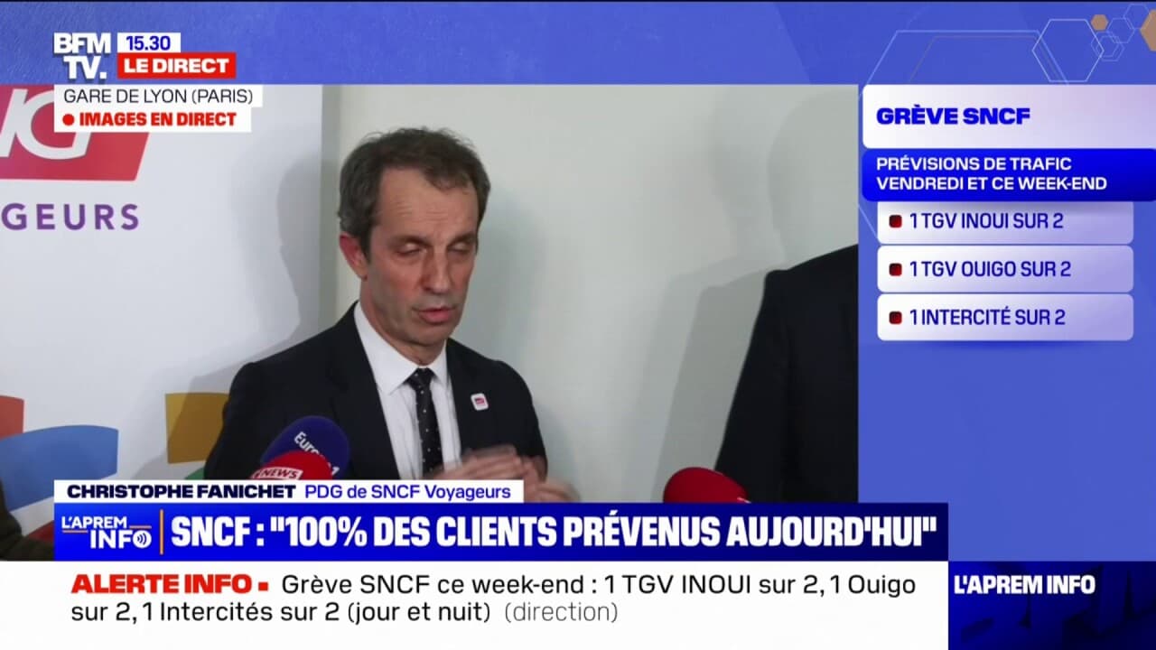 Christophe Fanichet, PDG de SNCF Voyageurs: "Je suis confiant pour que ...