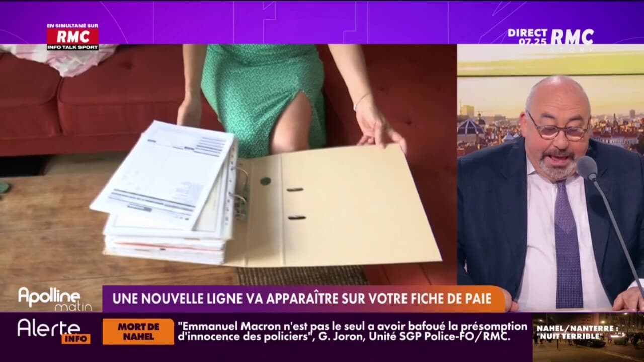 Une nouvelle ligne va apparaître sur votre fiche de paie