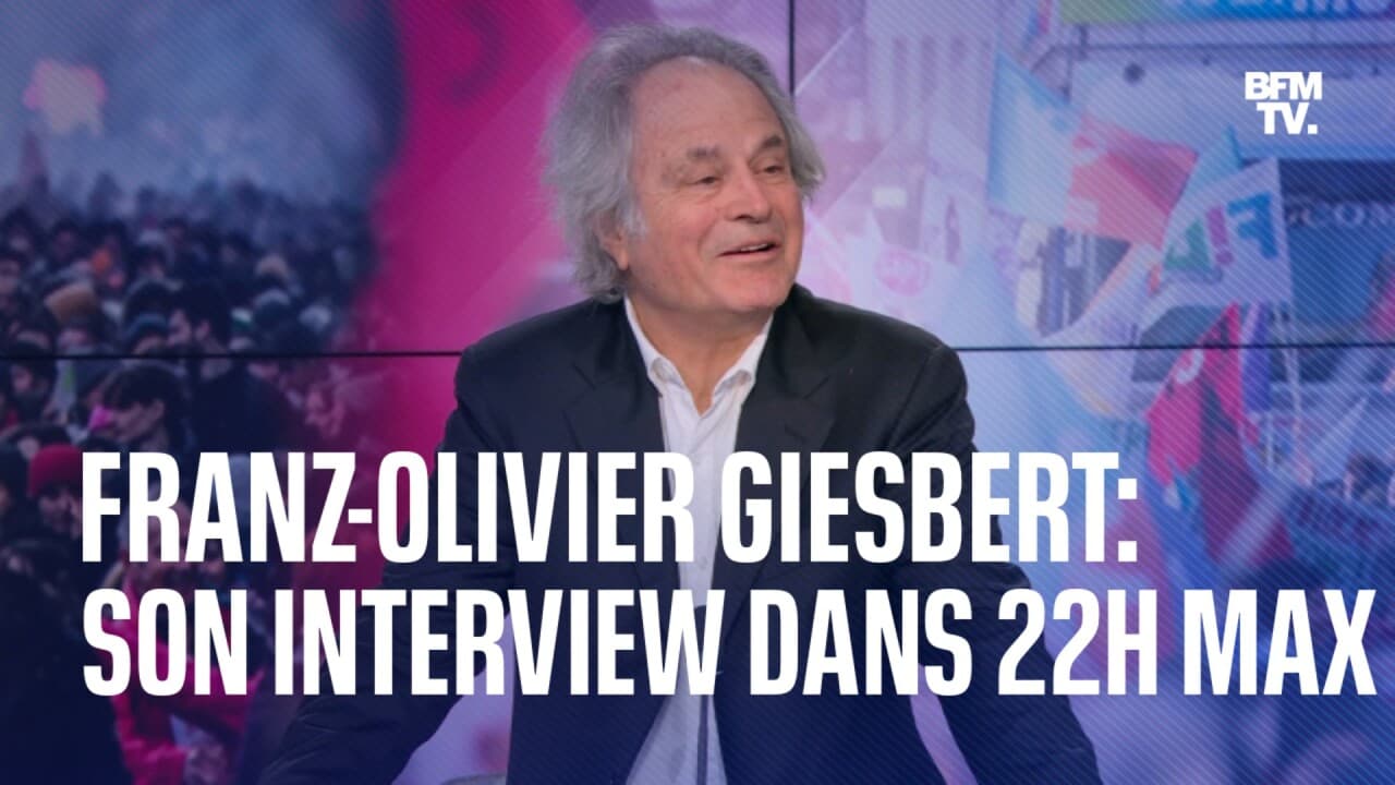 Retraites: l'interview de Franz-Olivier Giesbert dans 22h Max en ...