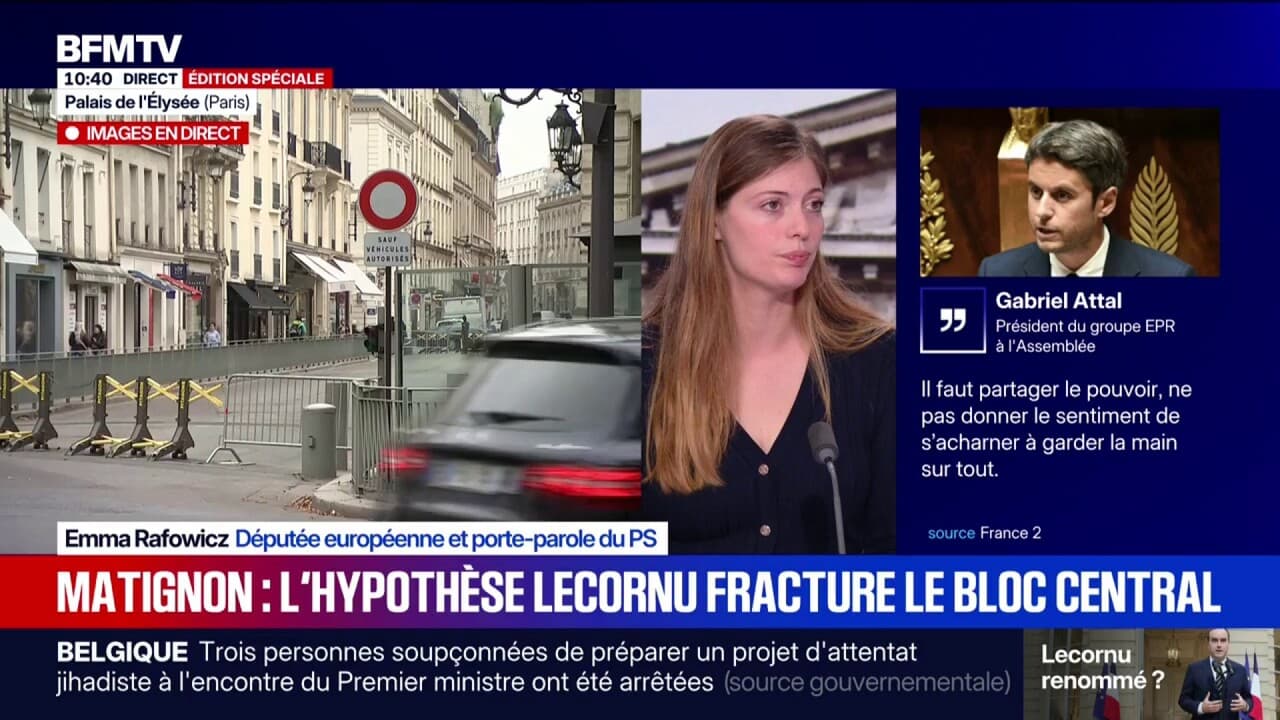 Emma Rafowicz, porte-parole du PS: "Nous voulons une cohabitation avec ...