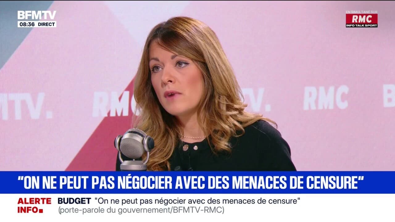 Maud Bregeon, porte-parole du gouvernement: "Il y'a aujourd'hui une ...