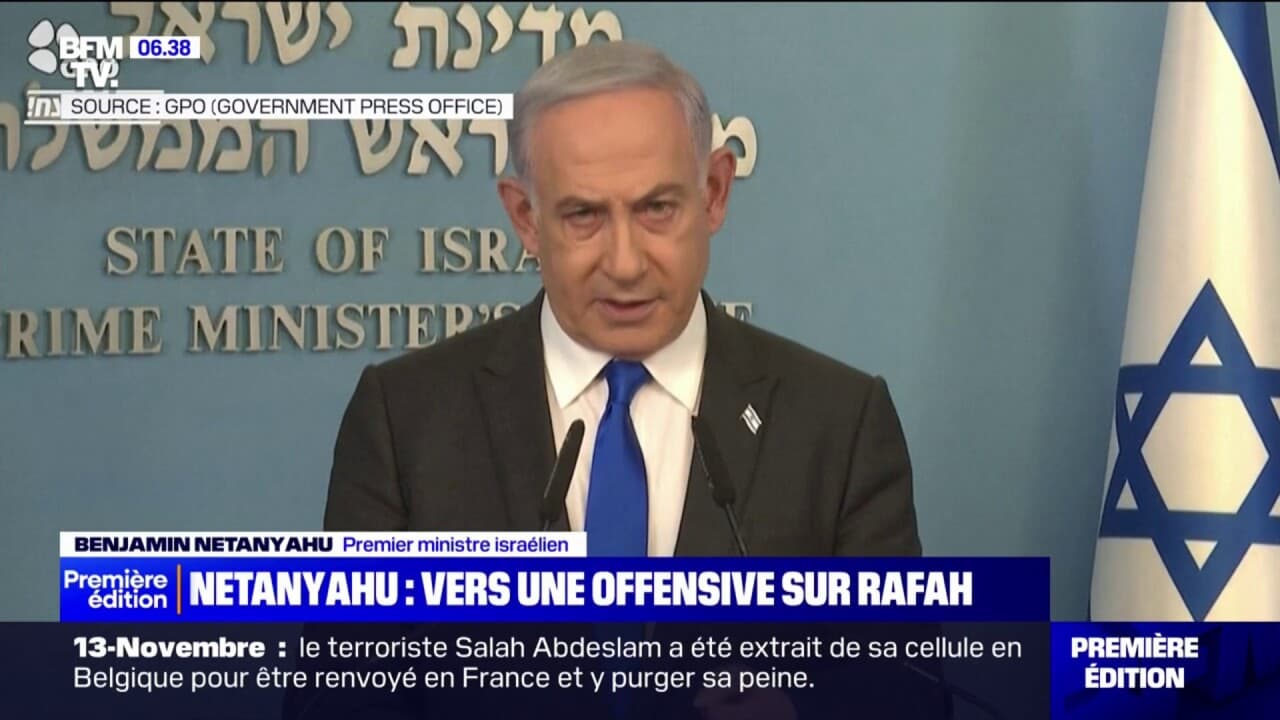 Benjamin Netanyahu annonce que l'armée israélienne "se prépare à opérer ...
