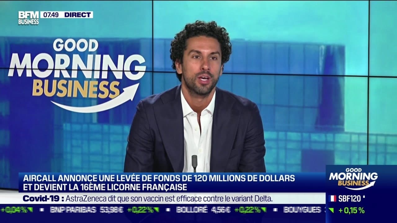Jonathan Anguelov (Aircall) Aircall lève 120 millions d'euros - 23/06