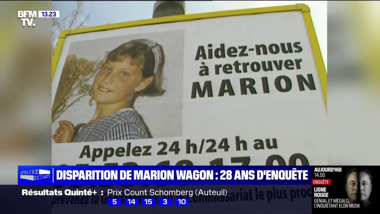 Retour sur la disparition de Marion Wagon, une affaire non élucidée ...