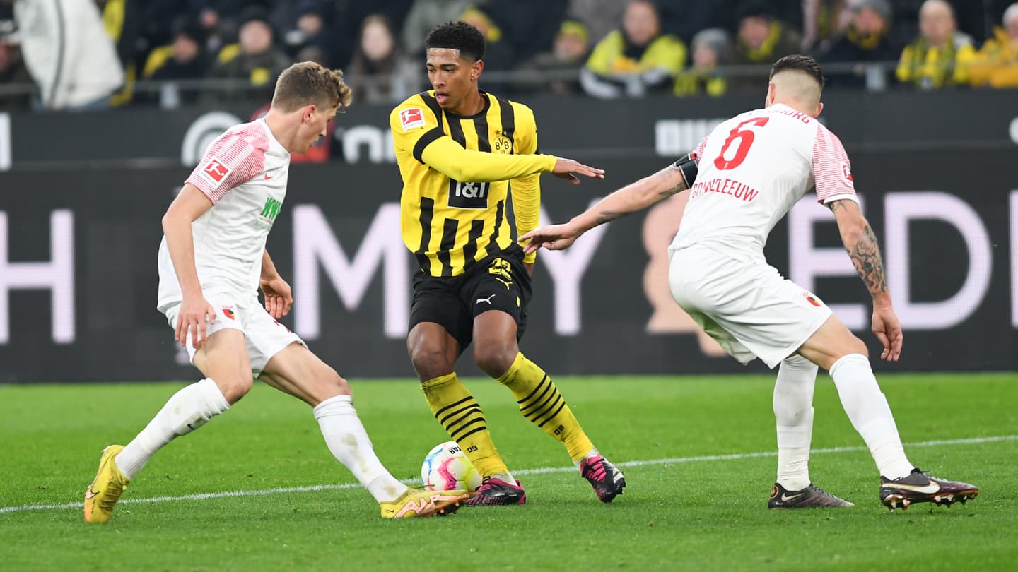 Dortmund: le dribble génial de Bellingham contre Augsbourg