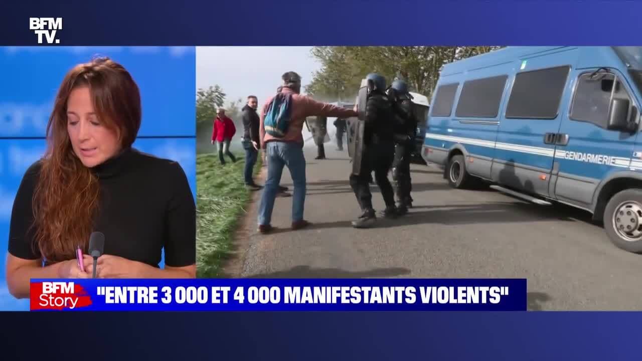 Story 1 : Tensions à Sainte-Soline, 5 gendarmes et 2 manifestants ...