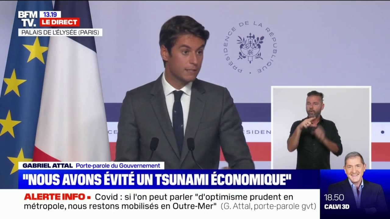 Gabriel Attal annonce la prorogation de l'état d'urgence sanitaire en Outre-mer au-delà du 30 ...