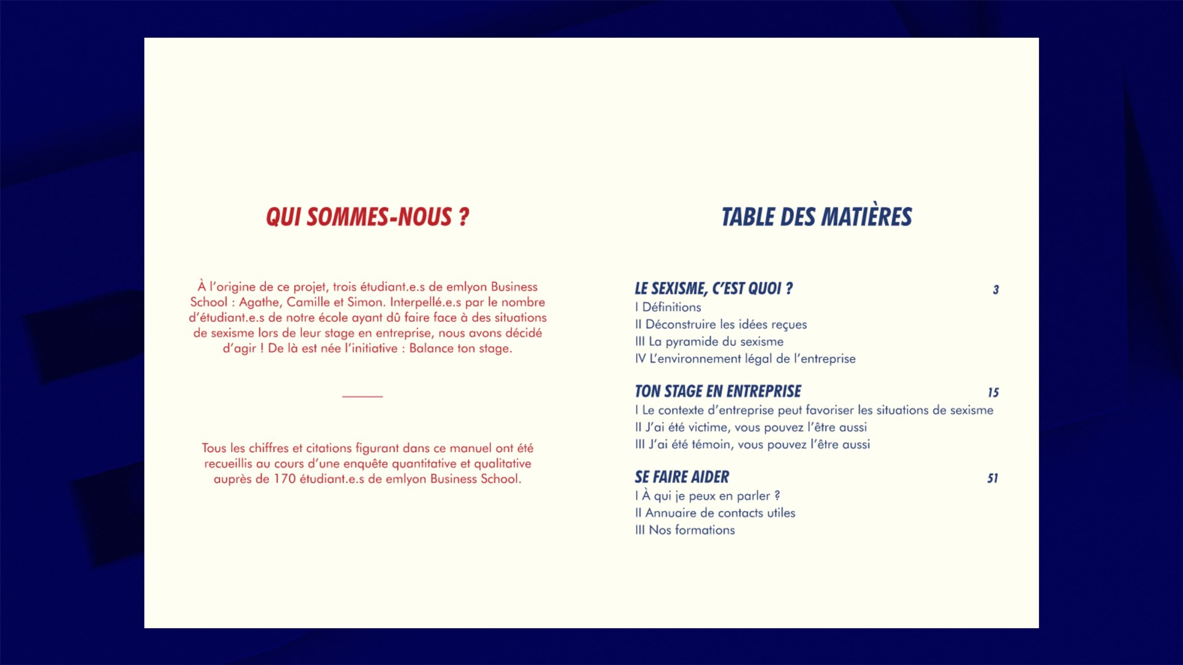 "Balance ton stage": des étudiants s’élèvent contre le sexisme en ...