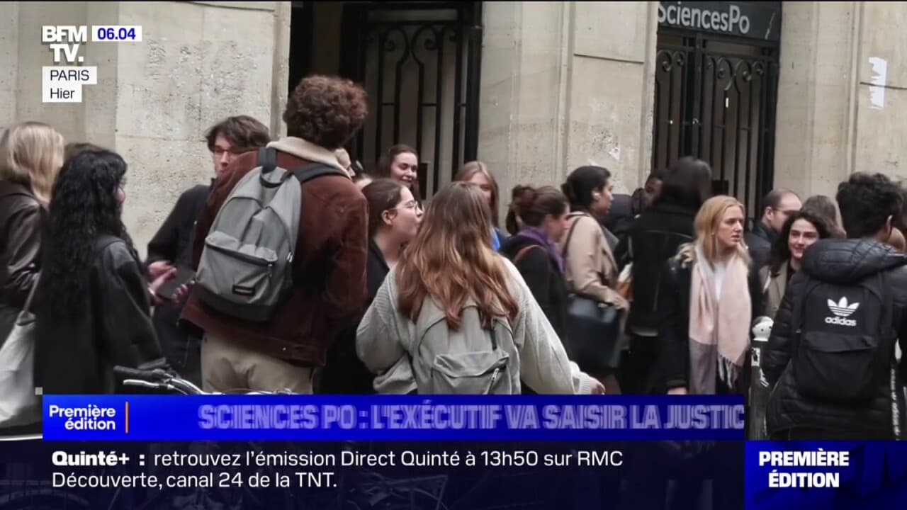 Mobilisation pro-palestinienne à Sciences Po: l'école et l'exécutif ont ...