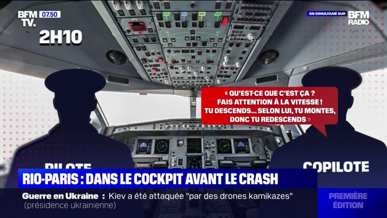 Rio-Paris: les derniers échanges glaçants des pilotes dans le cockpit ...
