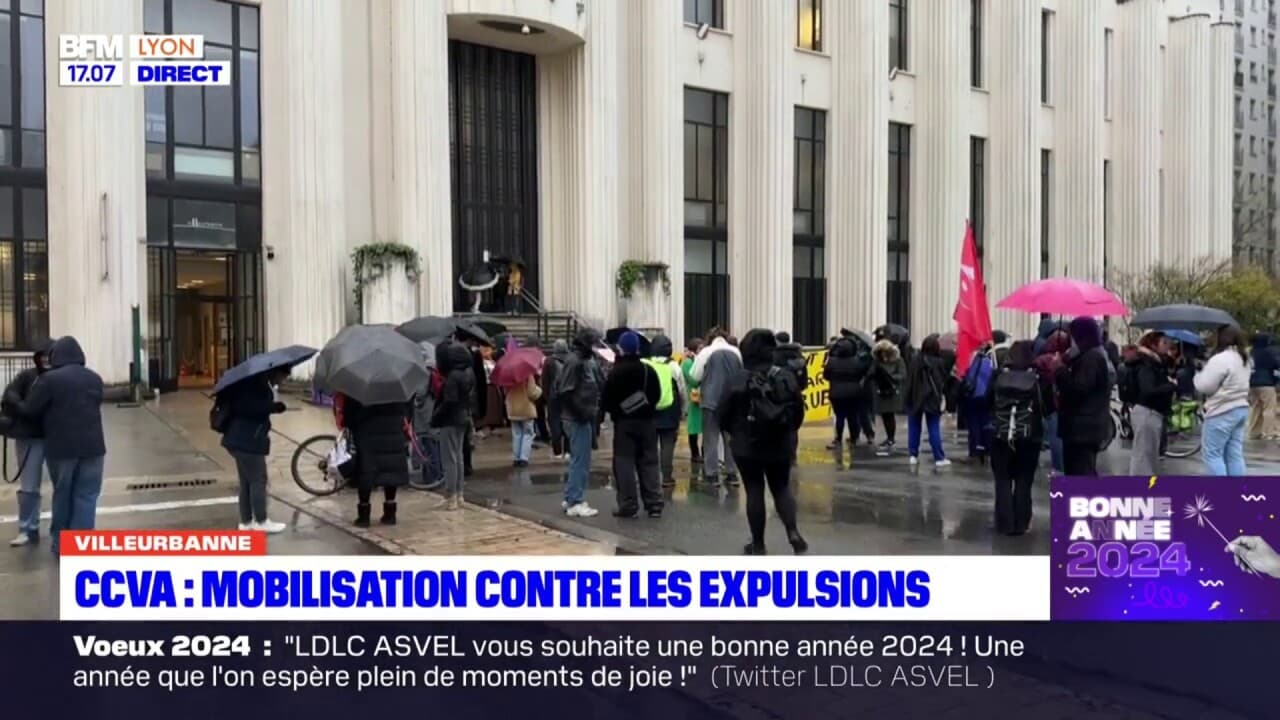 CCVA de Villeurbanne: mobilisation contre les expulsions