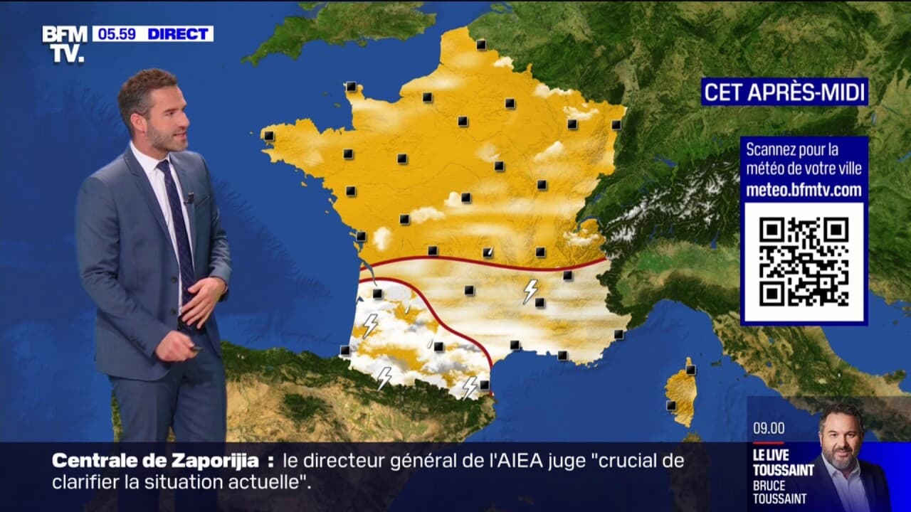 Des températures en hausse et quelques orages à prévoir sur la moitié ... Des températures en hausse et quelques orages à prévoir sur la moitié ...