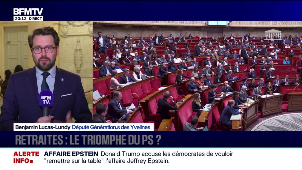 Suspension de la réforme des retraites: pour Benjamin Lucas-Lundy ...