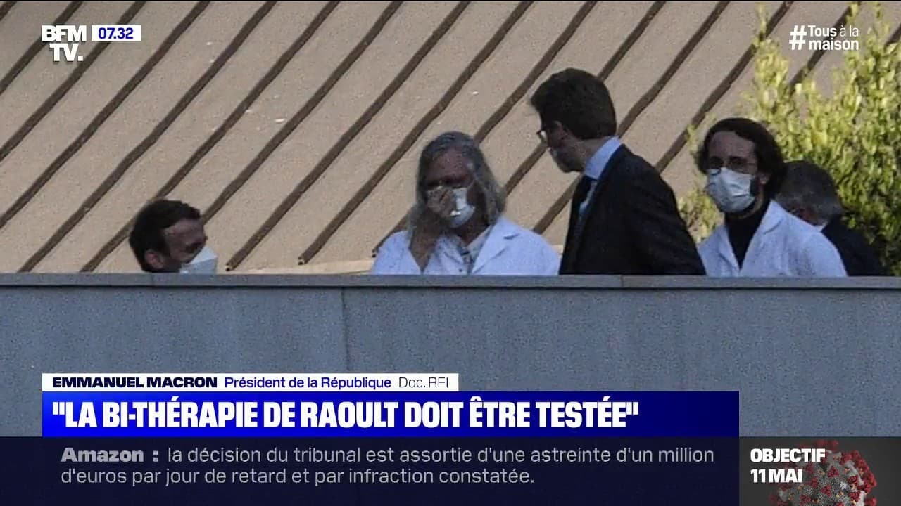 Macron après sa rencontre avec le professeur Raoult: "Il faut que l'on ...