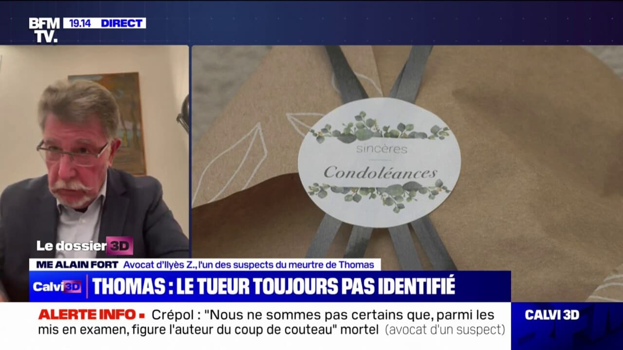Mort de Thomas: pour l'avocat d'Ilyès Z., les mis en cause qui "sont partis à Toulouse" l'ont ...