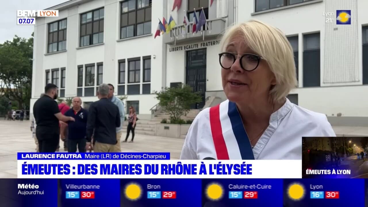 Émeutes: plusieurs maires du Rhône présents à l'Élysée ce mardi