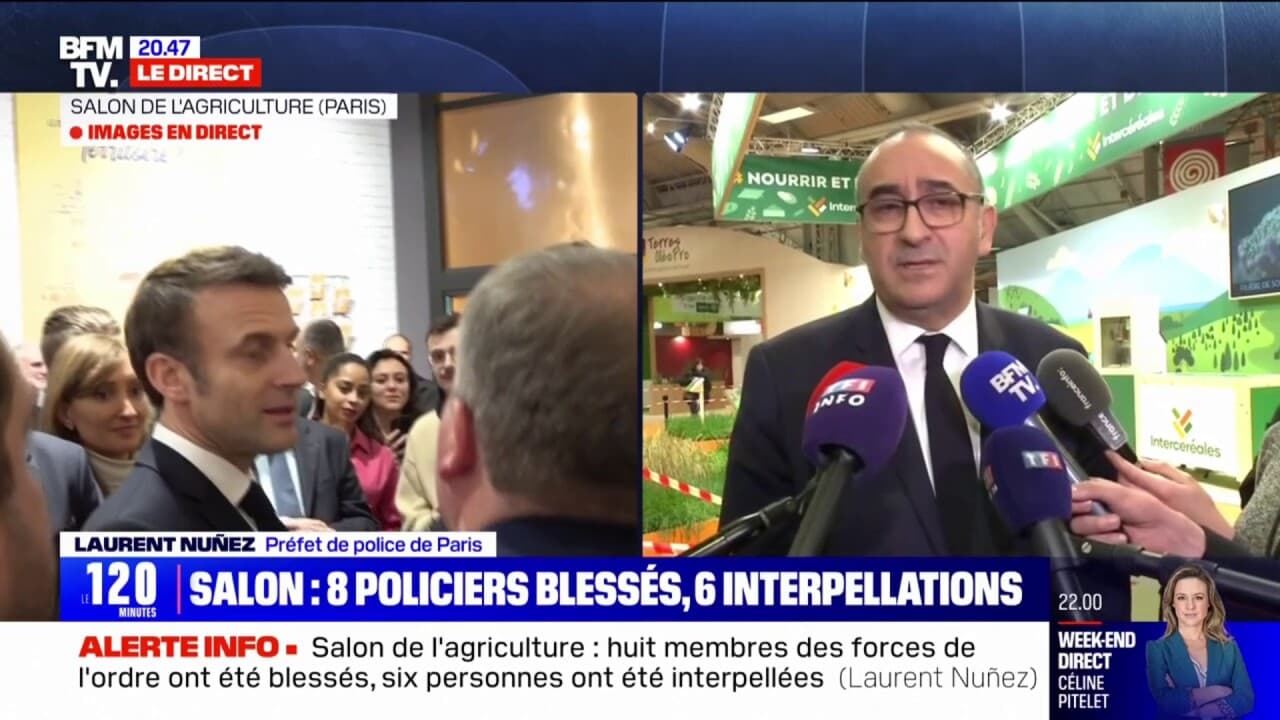 Salon de l'agriculture: Laurent Nuñez assume avoir "empêché les 300 ...