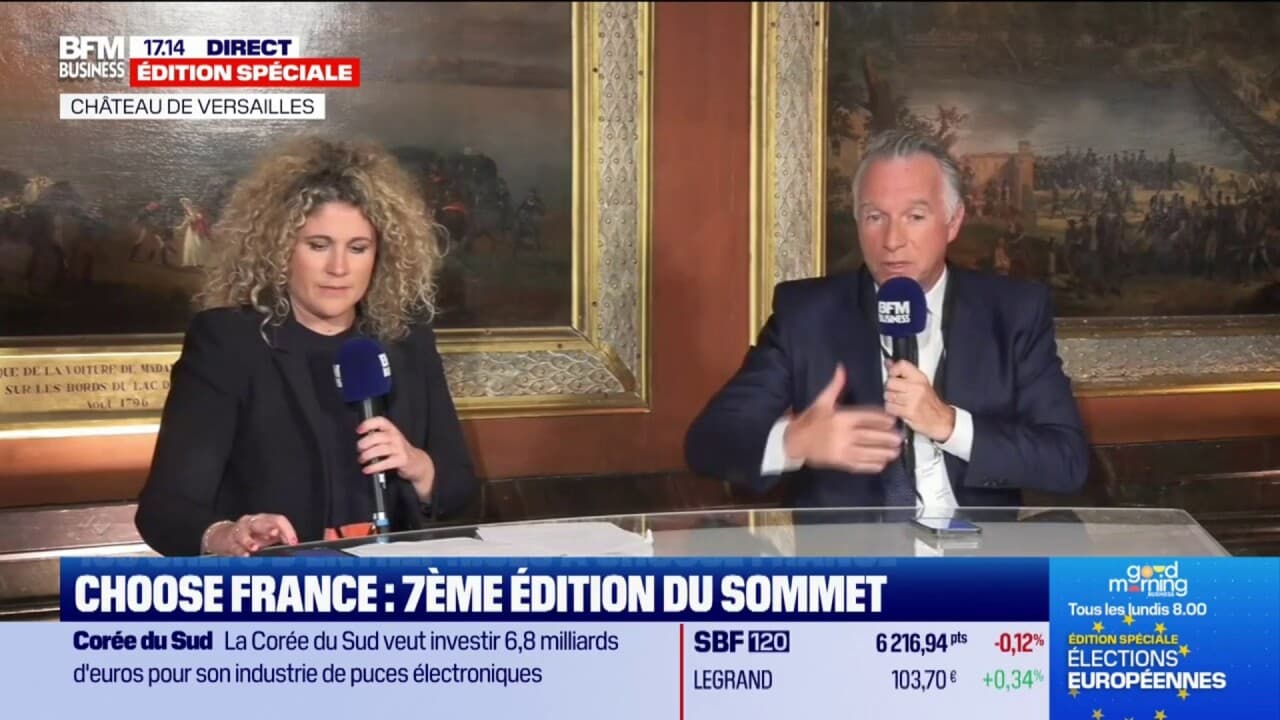 La présidente de Sanofi présente à Choose France