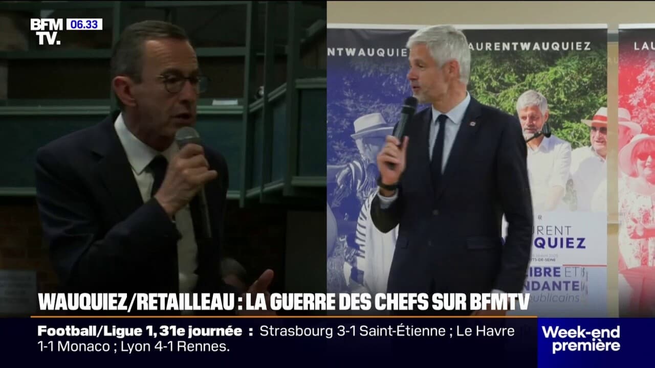 Wauquiez/Retailleau: la campagne pour la présidence de LR bat son plein ...