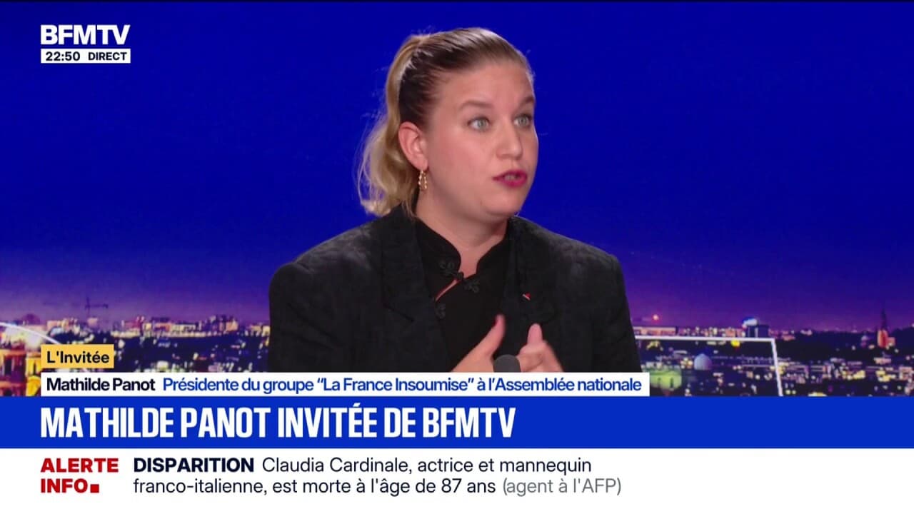Conflit au Proche-Orient: Mathilde Panot, présidente du groupe LFI à l ...