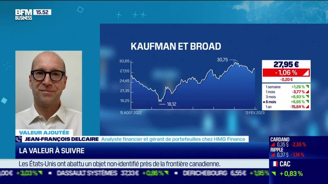 Jean-François Delcaire (HMG Finance) : Focus sur Kaufman et Broad - 13/02