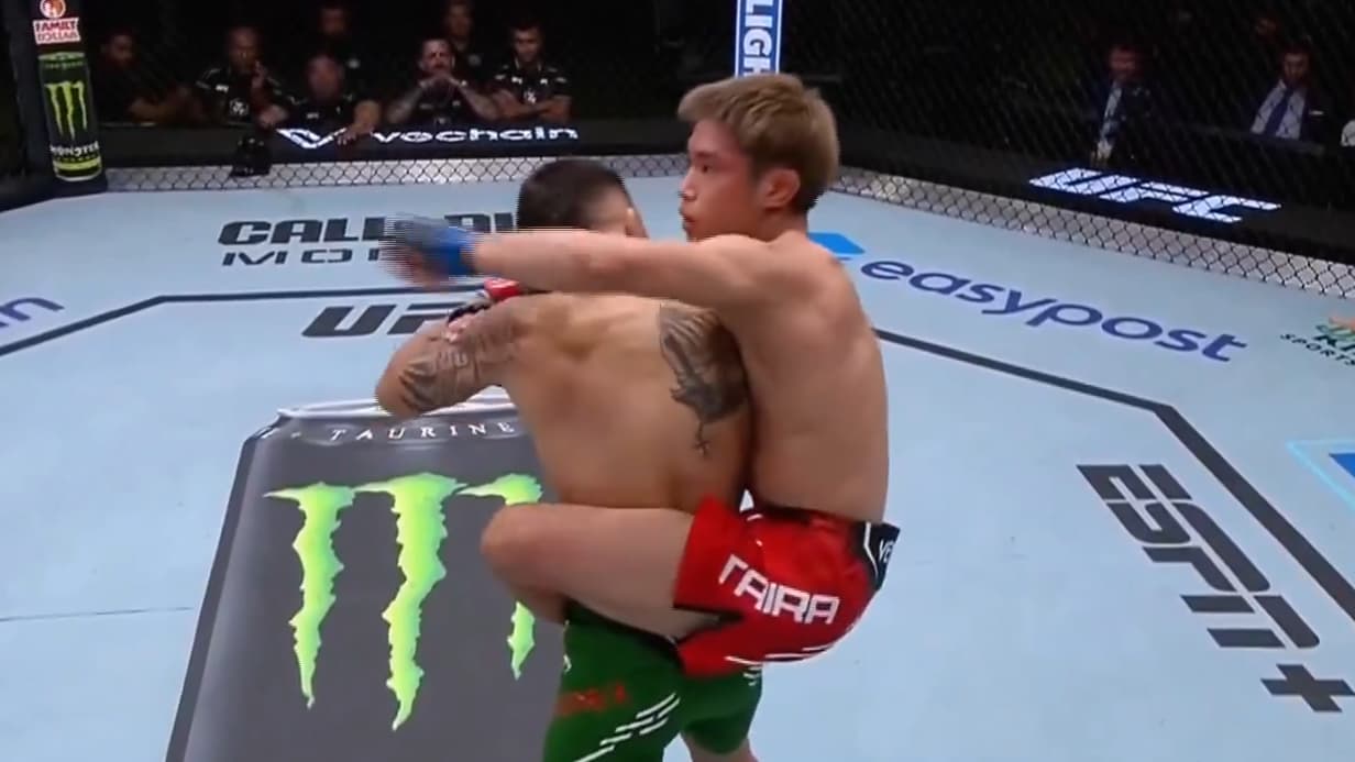 UFC: le Japonais Taira s’impose par TKO après une très grosse blessure ...