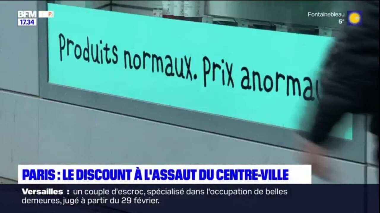 Paris: les magasins discount de plus en plus nombreux en centre-ville